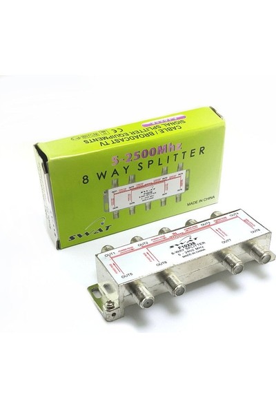 Swat F10228 1/8 5-2500MHZ Splitter Swat F10228 1/8 5-2500MHZ Splitter