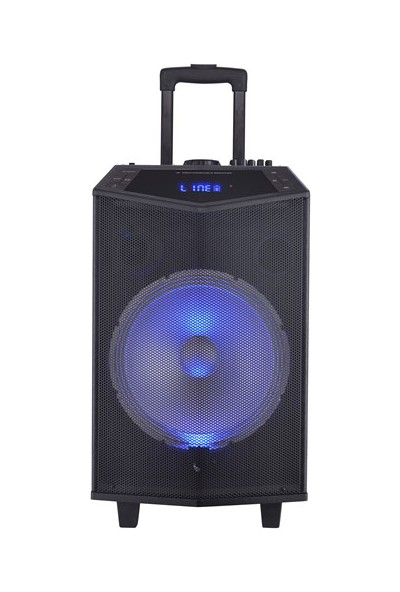 Oyılıty Dk-12 Disco Işıklı 12 Taşınabilir Hoparlör Sistemi 300W