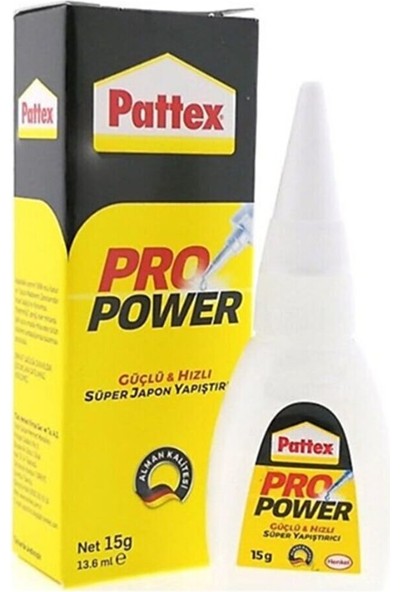 Pattex Pro Power Japon Yapıştırıcı 15 gr Pattex Pro Power Japon Yapıştırıcı 15 gr