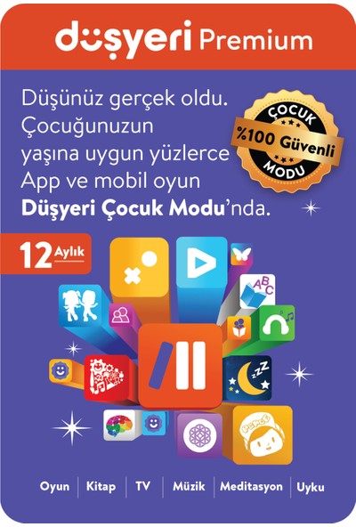 Düşyeri App Premium 12 Aylık Üyelik Paketi