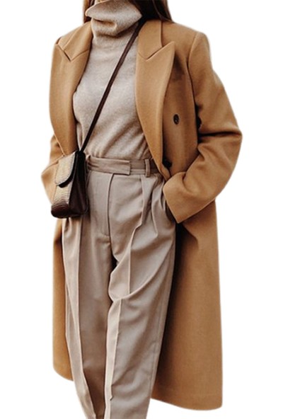 Farfi Basit Yün Suit Ceket Düz Soğuk Dayanıklı Palto Katı Renk Gevşek Kadın Coat Tarih Için (Yurt Dışından) Farfi Basit Yün Suit Ceket Düz Soğuk Dayanıklı Palto Katı Renk Gevşek Kadın Coat Tarih Için (Yurt Dışından)