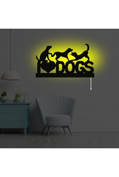 Erva Ledli Dekoratif Metal Aplik Dogs Günışığı Erva Ledli Dekoratif Metal Aplik Dogs Günışığı