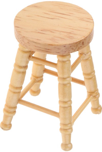 Blesiya 1/12 Dollhouse Minyatürleri Mobilya Ahşap Yuvarlak Tabure Model Oyuncak Süsler (Yurt Dışından) Blesiya 1/12 Dollhouse Minyatürleri Mobilya Ahşap Yuvarlak Tabure Model Oyuncak Süsler (Yurt Dışından)