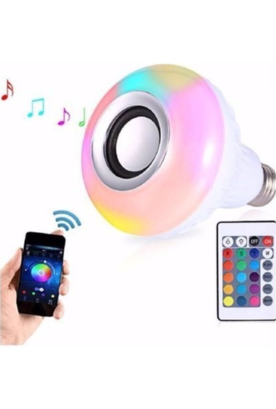 Alya Hediyelik Bluetooh Hoparlör Akıllı LED Ampul