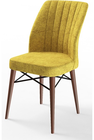 Canisa Concept Flex Serisi, Gürgen Ayaklı Sandalye , Ayaklar Ceviz