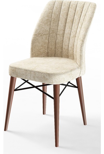 Canisa Concept Flex Serisi, Gürgen Ayaklı Sandalye , Ayaklar Ceviz