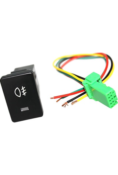 Strade Store Su Geçirmez 12 V Itme Anahtarı Beyaz LED Sis Farları Koşum Toyota Sis Işık Sembolü Için Strade Store Su Geçirmez 12 V Itme Anahtarı Beyaz LED Sis Farları Koşum Toyota Sis Işık Sembolü Için