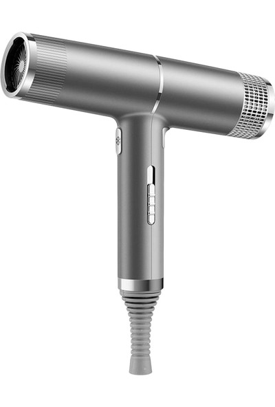 Strade Store Konsantratör Difüzör Gri ile Profesyonel Iyonik Saç Kurutma Makinesi Saç Blower