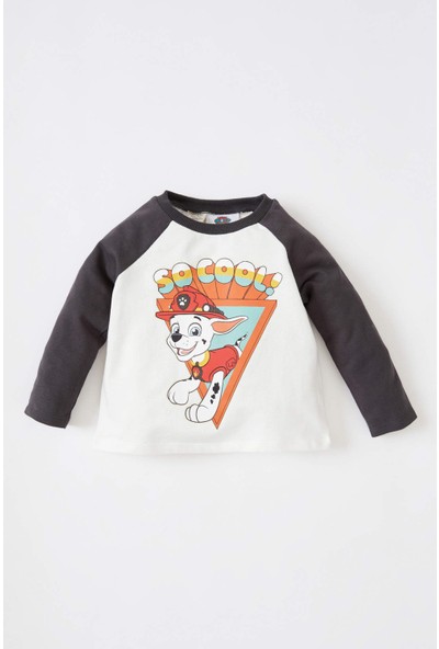 DeFacto Erkek Bebek PAW Patrol Lisanslı Regular Fit Uzun Kollu Tişört W8444A221WN DeFacto Erkek Bebek PAW Patrol Lisanslı Regular Fit Uzun Kollu Tişört W8444A221WN