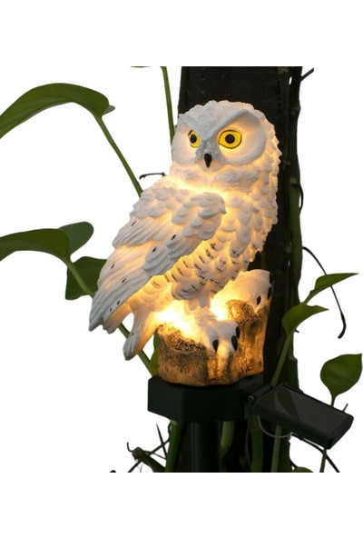 Charge Güneş Enerji Baykuş Heykel