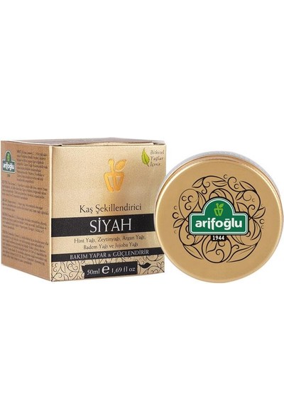 Arifoğlu Kaş Şekillendirici - Siyah Rengi 50ML- Bakım Yapar & Güçlendirir Arifoğlu Kaş Şekillendirici - Siyah Rengi 50ML- Bakım Yapar & Güçlendirir