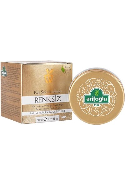 Arifoğlu Kaş Şekillendirici - Renksiz 50ML- Bakım Yapar & Güçlendirir