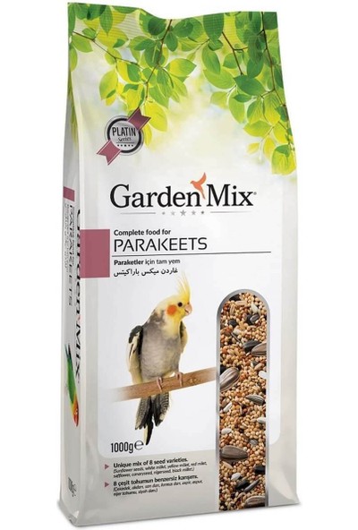 Garden Mix Gardenmix Platin Cennet Sultan Papağanı Paraket Yemi 1 kg Garden Mix Gardenmix Platin Cennet Sultan Papağanı Paraket Yemi 1 kg