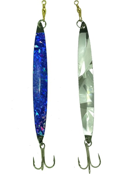 Kalama Lüfer Palamut Olta Kaşığı Gri-Mavi 8,5cm - 25 Adet