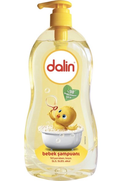 Dalin 2 Adet Klasik Bebek Şampuan 500 + 500 ml