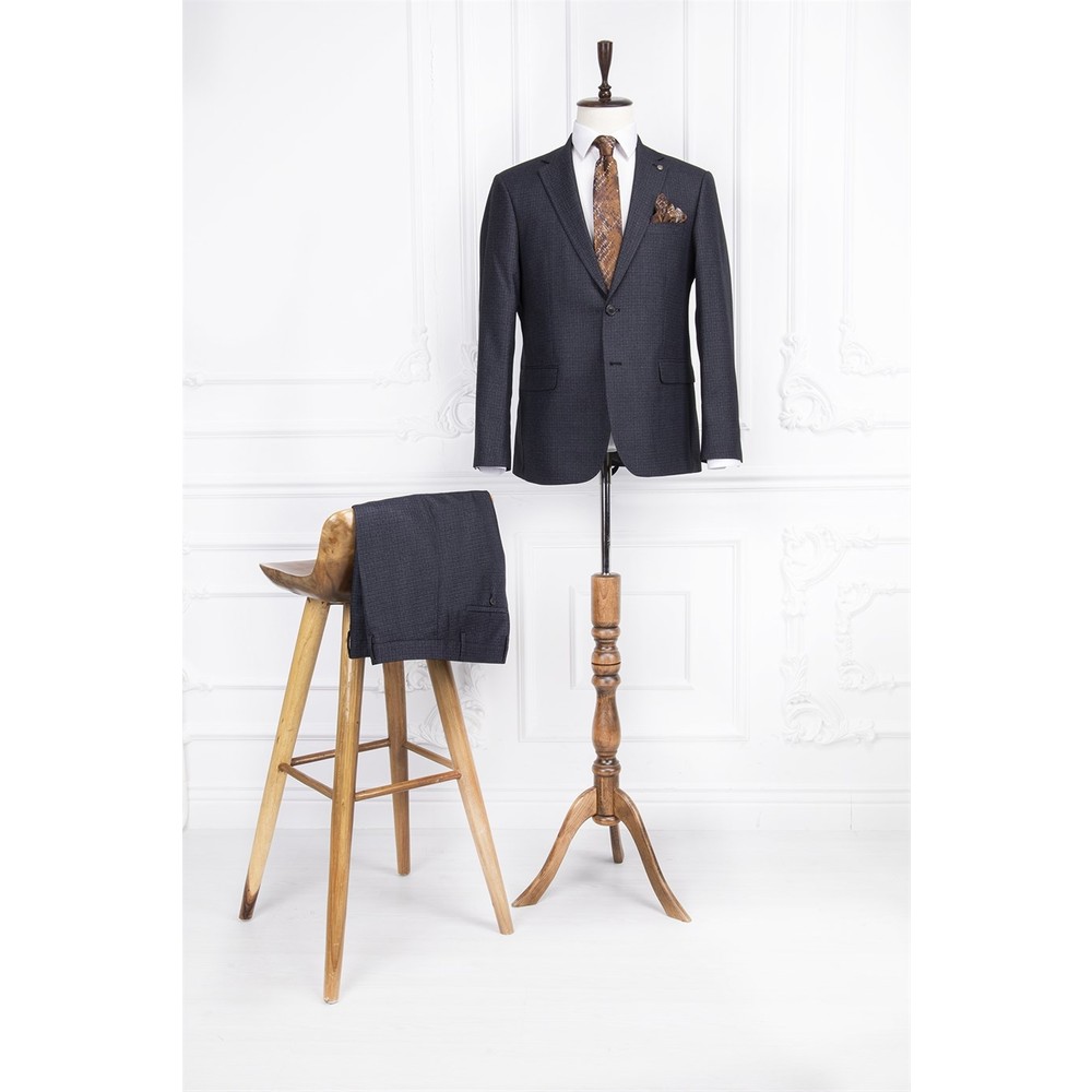 Paco Romano Erkek Regular Fit Mono Yaka Füme Takım Elbise Fiyatı