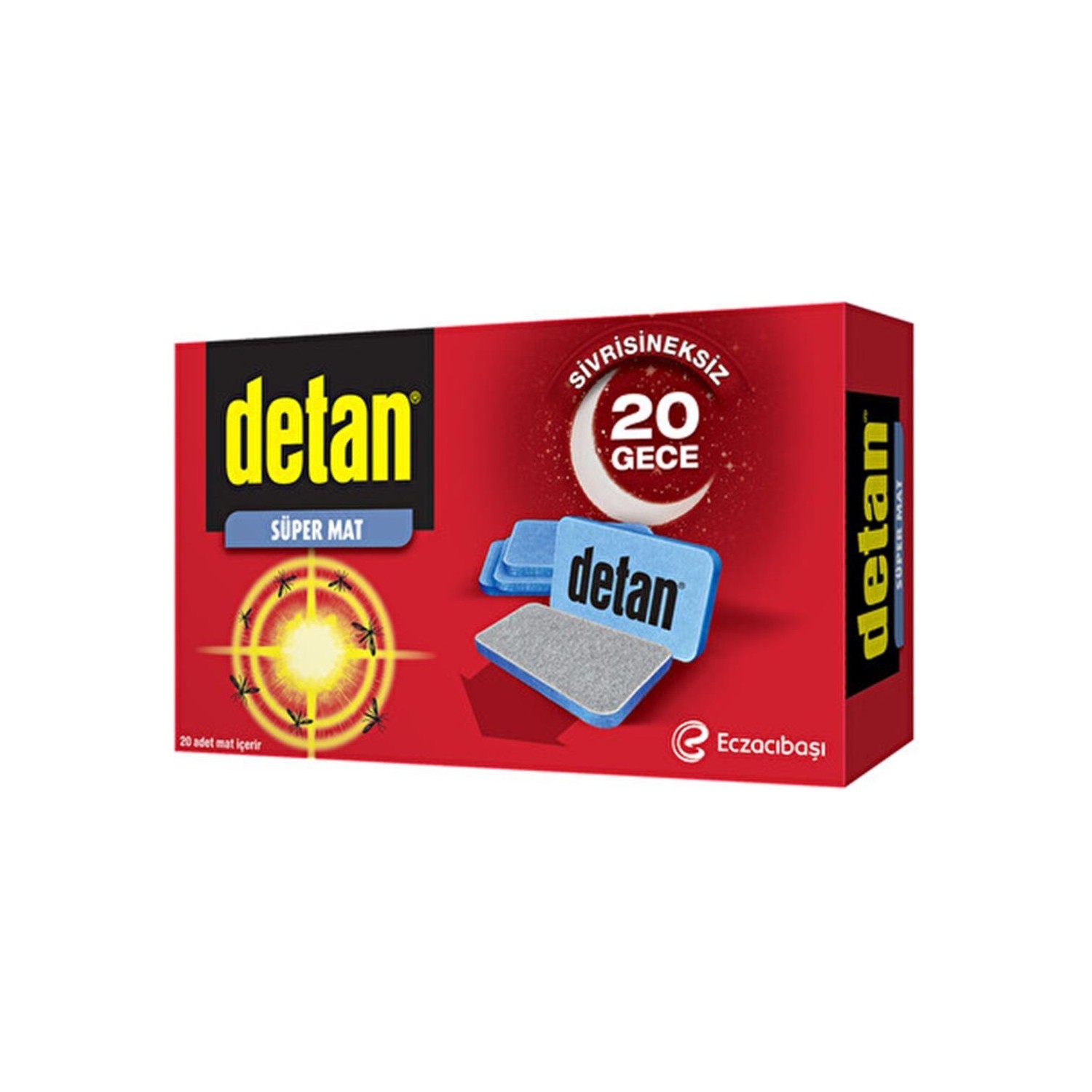 Detan Detan Süper Mat Tablet 20'li Kategori Sinek ve Fiyatı