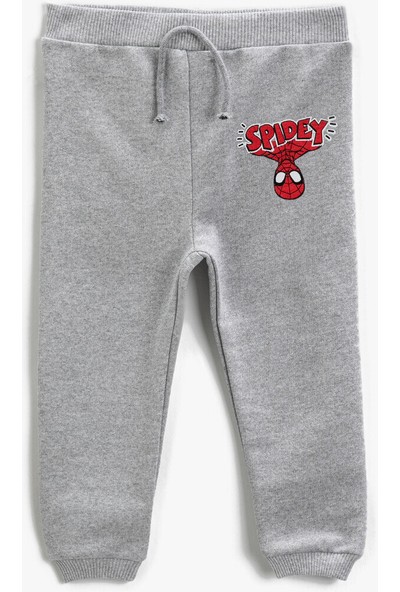 Koton Spider Man Baskılı Belden Bağlamalı Jogger Eşofman Altı Lisanslı Koton Spider Man Baskılı Belden Bağlamalı Jogger Eşofman Altı Lisanslı