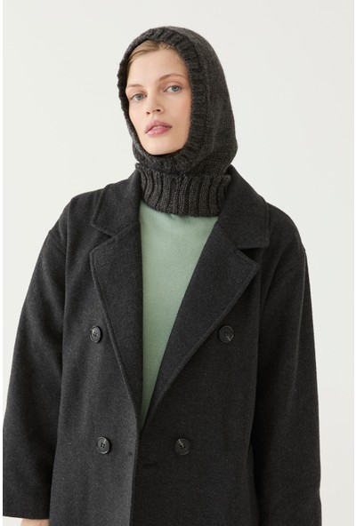 Suud Collection Antrasit Triko Başlık