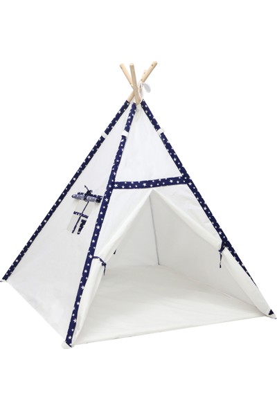 Hupim Ahşap Kızıldereli Oyun ve Uyku Çadırı