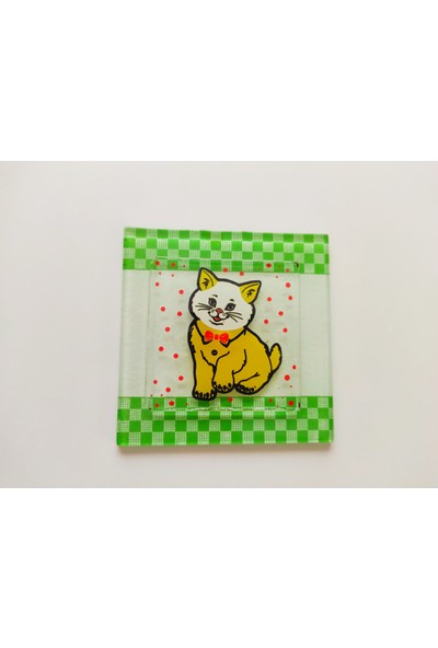 Righton Cam Gider Kapağı Dekoratif Banyo Gider Süsü 10 x 10 cm