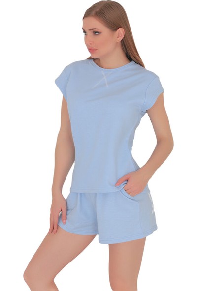 Nocna Fashion Kısa Kollu Şortlu Alt-Üst Takım