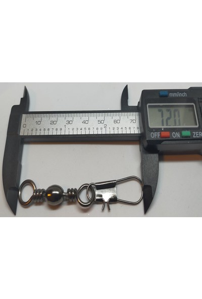 Sazan Rig Kilitli Fırdöndü Nikel Çelik No:5/0 (10 Adet) Sazan Rig Kilitli Fırdöndü Nikel Çelik No:5/0 (10 Adet)