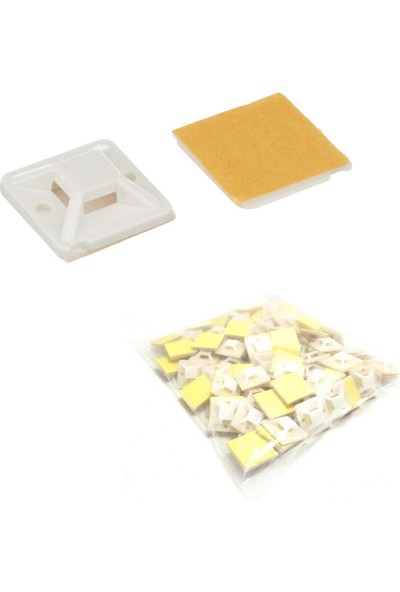 Zenger Yapışkanlı Kroşe 19X19MM (100 Adet) TN-5161