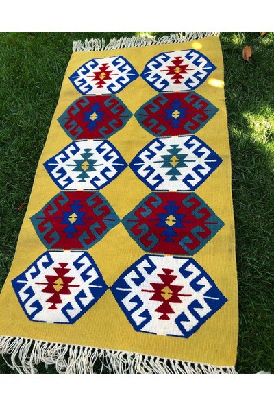 Rustik Ev El Dokuma Antika Uşak Kilimi & Kök Boya