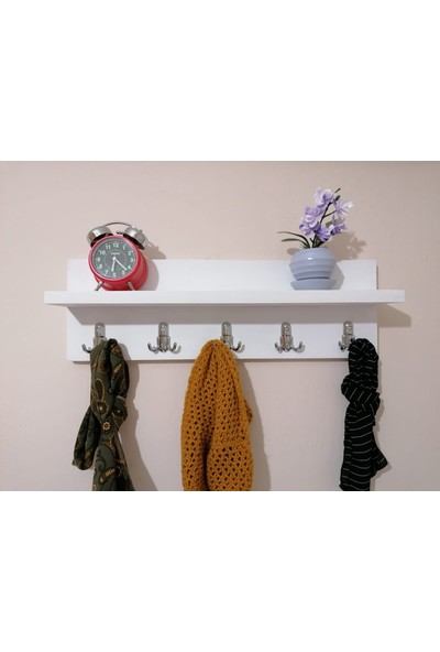 Akmelek Dekor Akmelekdekor Ahşap Tek Raflı Portmanto Askılık 10' Lu Beyaz Akmelek Dekor Akmelekdekor Ahşap Tek Raflı Portmanto Askılık 10' Lu Beyaz