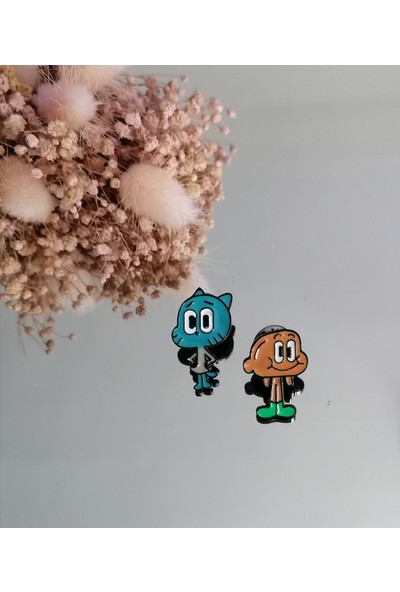 Takıdan Kedi 3'lü Rozet Kombin