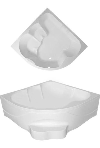 Sanica Regal 160 x 160 cm Ön Panelli Küvet