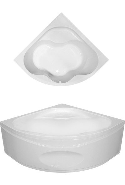 Sanica Bahama 140 x 140 cm Ön Panelli Küvet