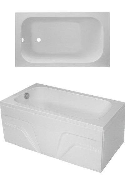 Sanica Belen 120 x 70 cm Ön ve Yan Panelli Küvet