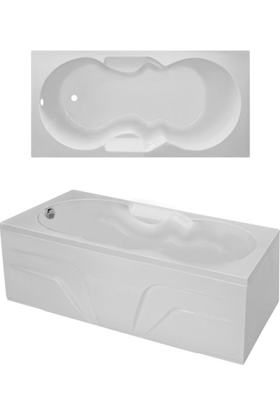Sanica Calipso 160 x 80 cm Ön ve Yan Panelli Küvet