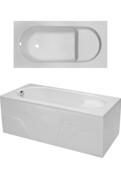 Sanica Idea 130 x 70 cm Ön ve Yan Panelli Küvet