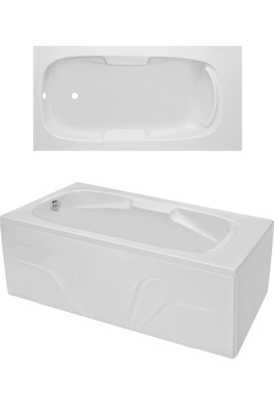 Sanica Janet 150 x 75 cm Ön ve Yan Panelli Küvet Sanica Janet 150 x 75 cm Ön ve Yan Panelli Küvet