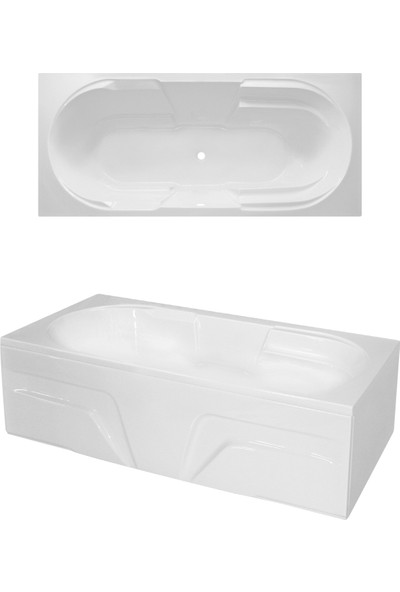 Sanica Malibu 190 x 85 cm Ön ve Yan Panelli Küvet