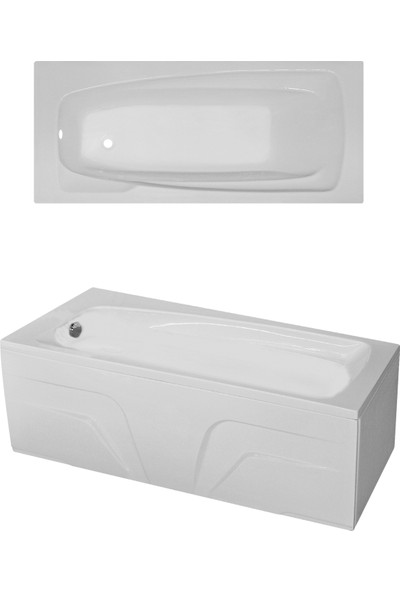 Sanica Marbella 170 x 75 cm Ön ve Yan Panelli Küvet
