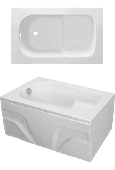 Sanica Zigana 115 x 70 cm Ön ve Yan Panelli Küvet Sanica Zigana 115 x 70 cm Ön ve Yan Panelli Küvet