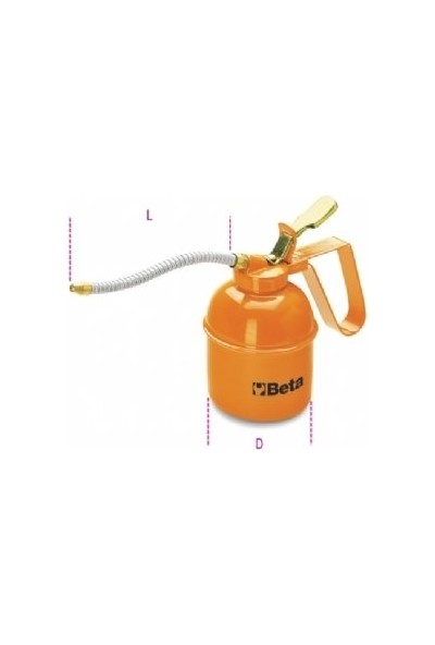 Beta 1751 1000 Metal Yağdanlık Spiralli 1000 cc Beta 1751 1000 Metal Yağdanlık Spiralli 1000 cc