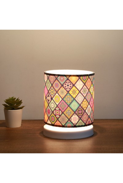 Homing Pu Design Çini Desen Victoria Mini Abajur AYD-3164 Homing Pu Design Çini Desen Victoria Mini Abajur AYD-3164