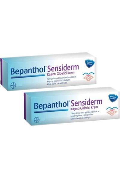 Bepanthol 2 Adet Sensiderm Kaşıntı Giderici Krem 50 gr Bepanthol 2 Adet Sensiderm Kaşıntı Giderici Krem 50 gr