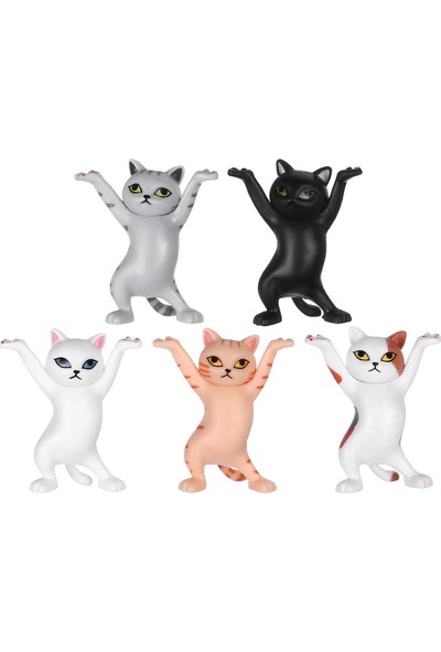 Homyl 5 Adet Kedi Eşya Tutucu Braket (Yurt Dışından) Homyl 5 Adet Kedi Eşya Tutucu Braket (Yurt Dışından)