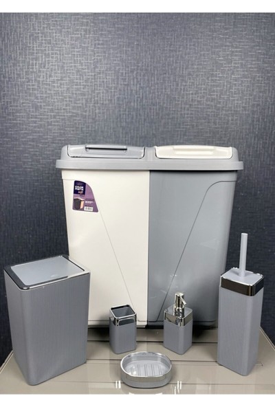 Violet 6 Parça Kirli Çamaşır Sepeti- Wc Banyo Set, Violet 6 Parça Lüx Çeyiz Seti Violet 6 Parça Kirli Çamaşır Sepeti- Wc Banyo Set, Violet 6 Parça Lüx Çeyiz Seti