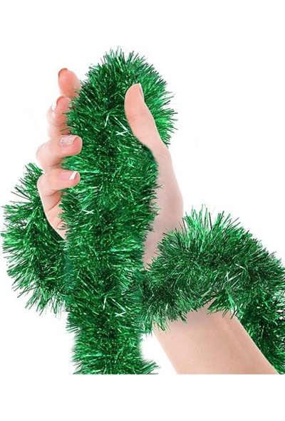 Partini Renklendir Yeşil Yılbaşı Garland Sim Boyun Süsü 2 Metre Partini Renklendir Yeşil Yılbaşı Garland Sim Boyun Süsü 2 Metre