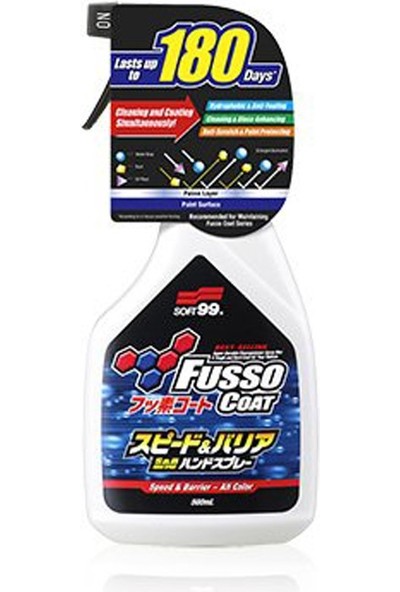 Soft99 Rm Polish Fusso Coat Speed & Barrier Hızlı Sprey Boya Koruma 400 ml Soft99 Rm Polish Fusso Coat Speed & Barrier Hızlı Sprey Boya Koruma 400 ml