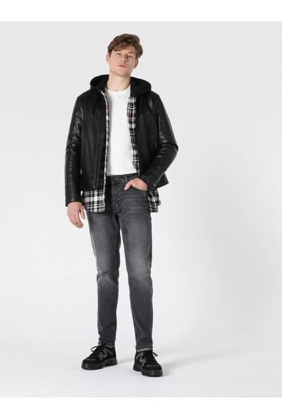 041 Danny Düşük Bel Dar Paça Slim Fit Jean Erkek Jean Pantolon