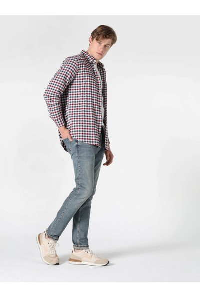 044 Karl Düşük Bel Düz Paça Straight Fit Jean Erkek Jean Pantolon