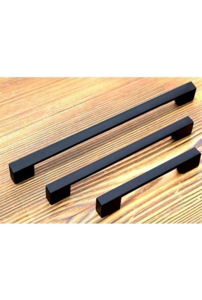 Trs Köprü Mat Siyah 160 mm Dolap Çekmece Kulpları